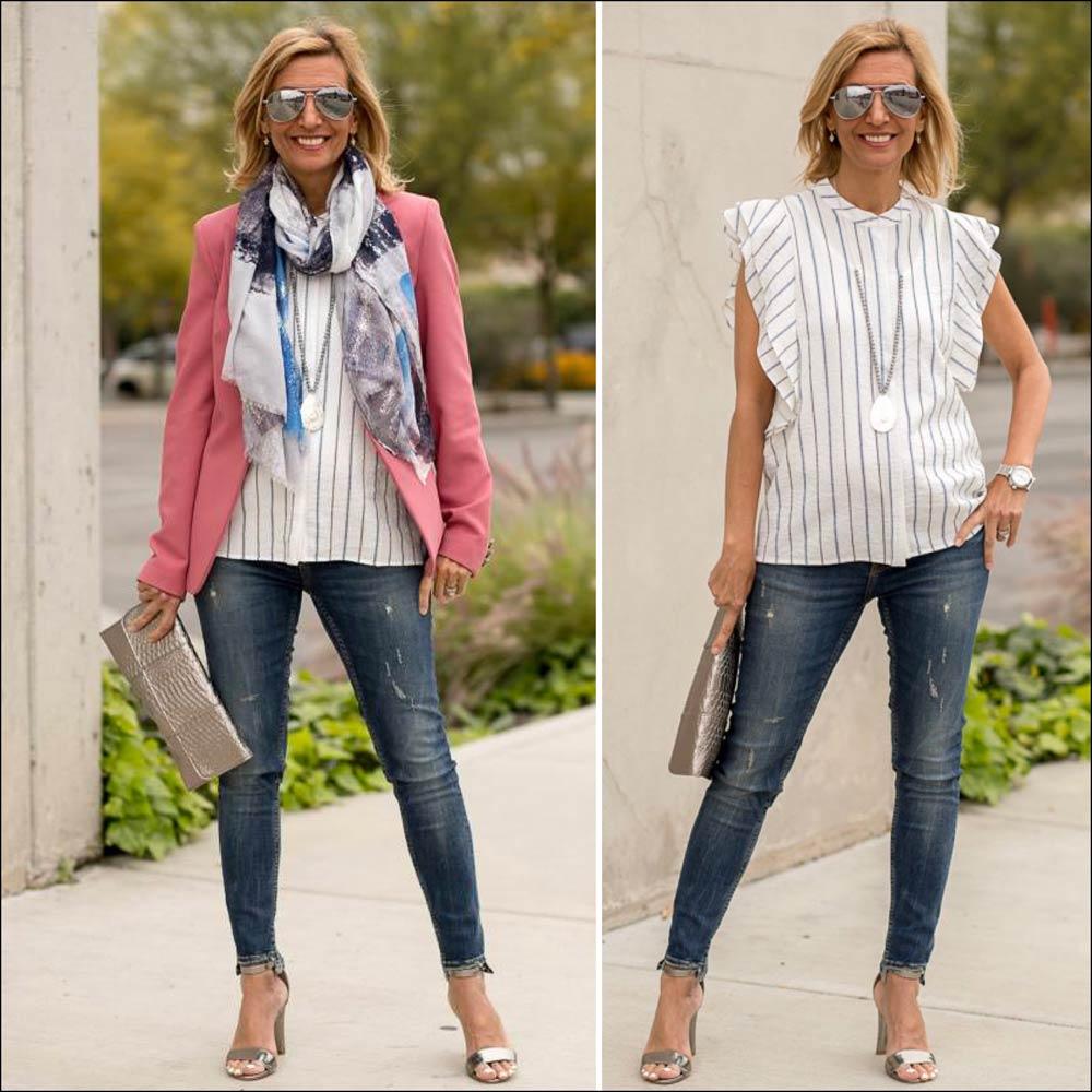 A Second Look At Our Rosalie One Button Blazer – Just Style LA