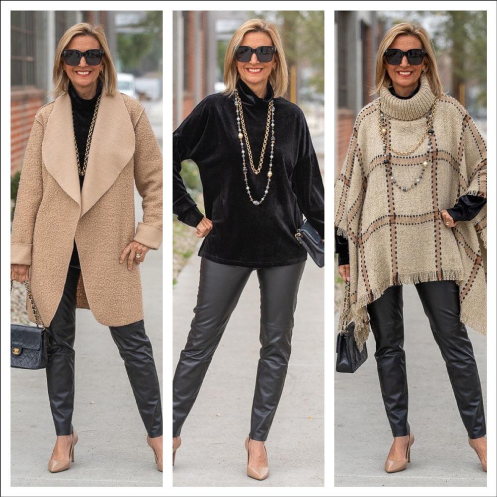Classic Fall Textures And Patterns In Tan And Black – Just Style LA