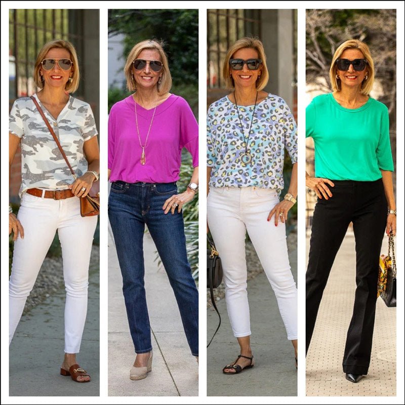 Colorful And Comfy Jersey Knit Tops Going Into Summer – Just Style LA