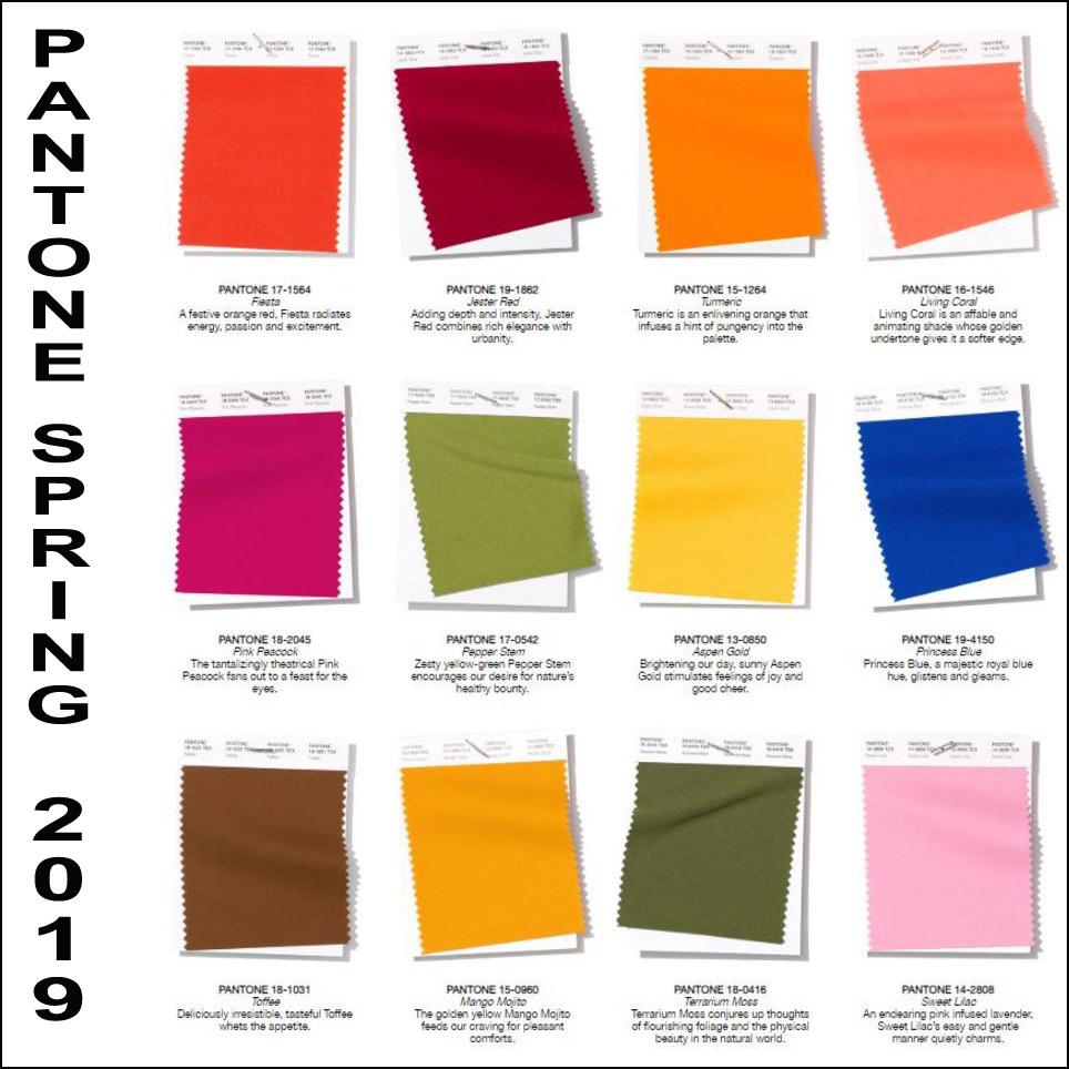 Pantone Spring 2019 Color Trends – Just Style LA