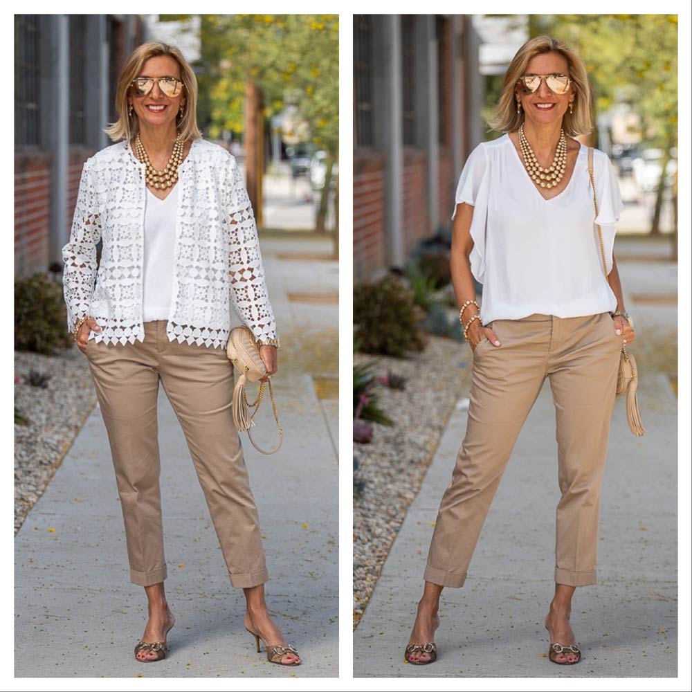 White And Tan A Classic Combo For Summer – Just Style LA